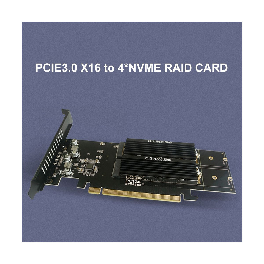 Плата адаптера Pcie M2 Pcie X16 4 портовая карта M2 Nvme Ssd купить с доставкой по выгодным