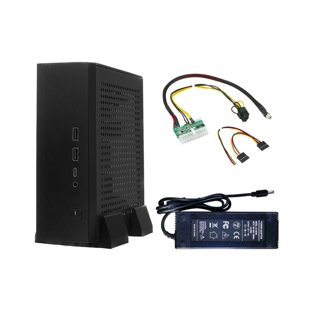 Компьютерный корпус M09 Mini ITX HTPC Корпус хост-компьютера, вилка ...