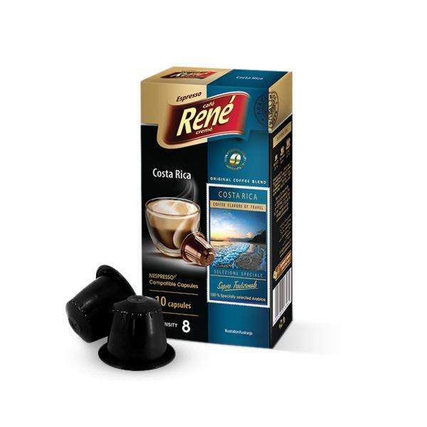RENE Кофе Costa Rica, стандарт Nespresso, 10 капсул - купить с ...