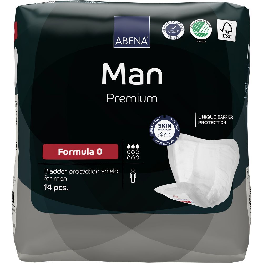Прокладки урологические для мужчин Abena Man Premium Formula 0, 3 капли ...