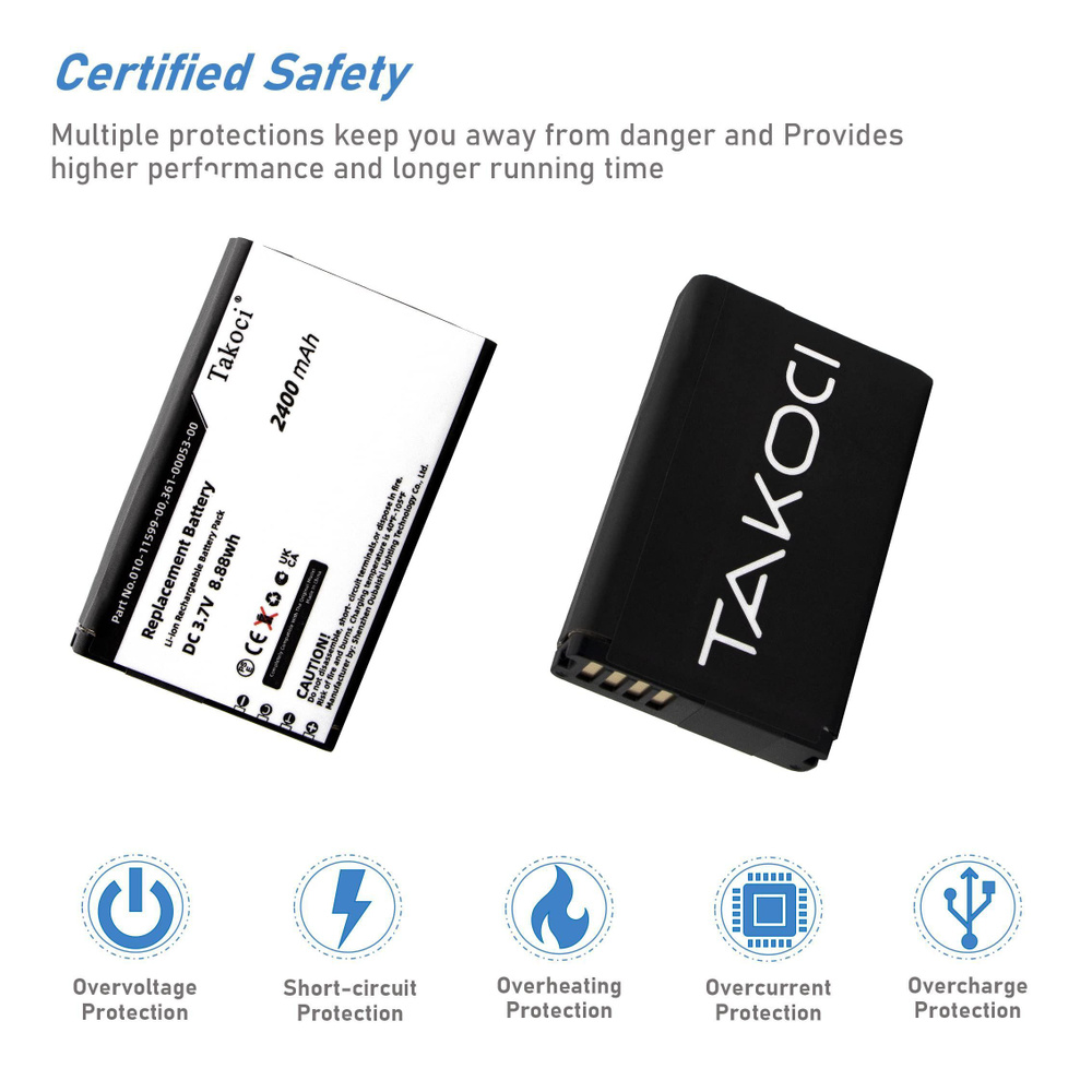 takoci Аккумуляторная батарейка, 2 шт - купить с доставкой по выгодным ...