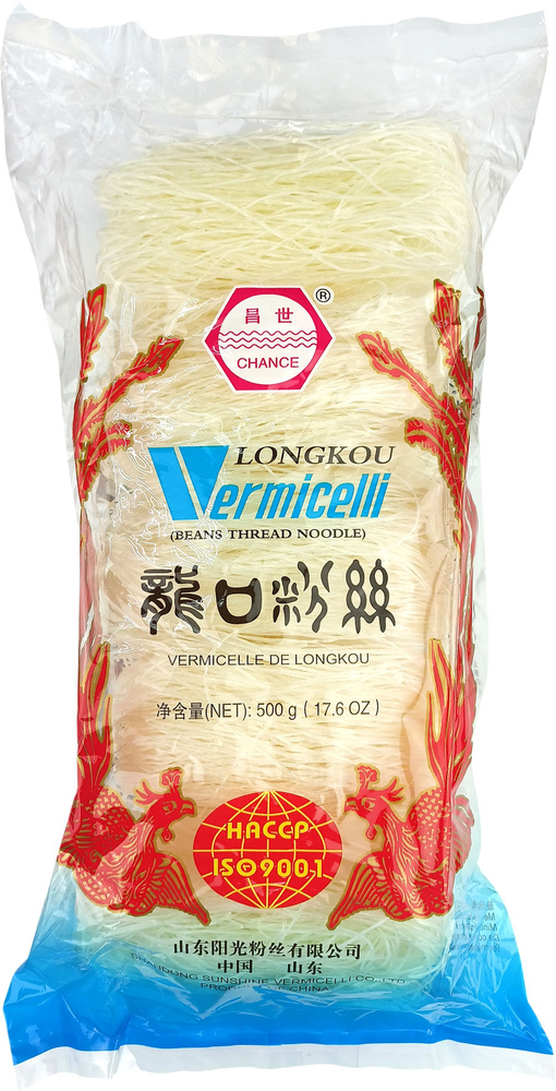 Макароны вермишель Longkou Фунчоза бобовая Лонг, 500 г - купить с ...