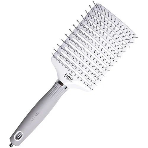 Olivia Garden Расческа для волос EXPERT CARE VENT Nylon Bristles White ...