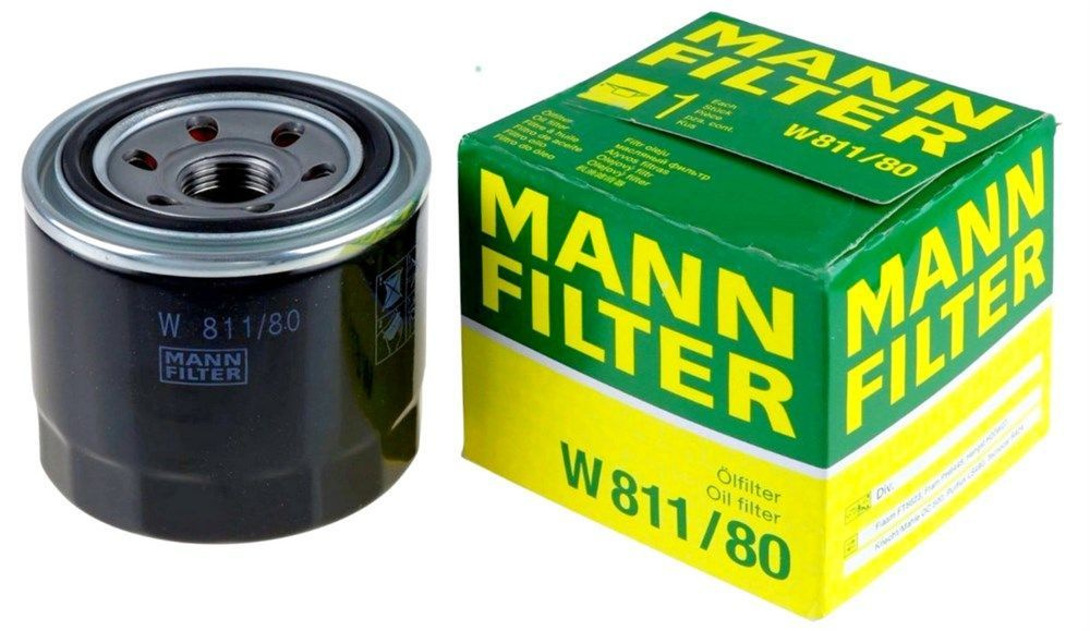 Фильтр масляный MANN FILTER W811/80 - купить по выгодным ценам в ...