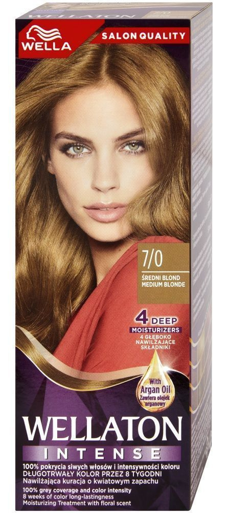 Wellaton Intense Стойкая крем-краска для волос, 7/0 Осенняя листва ...