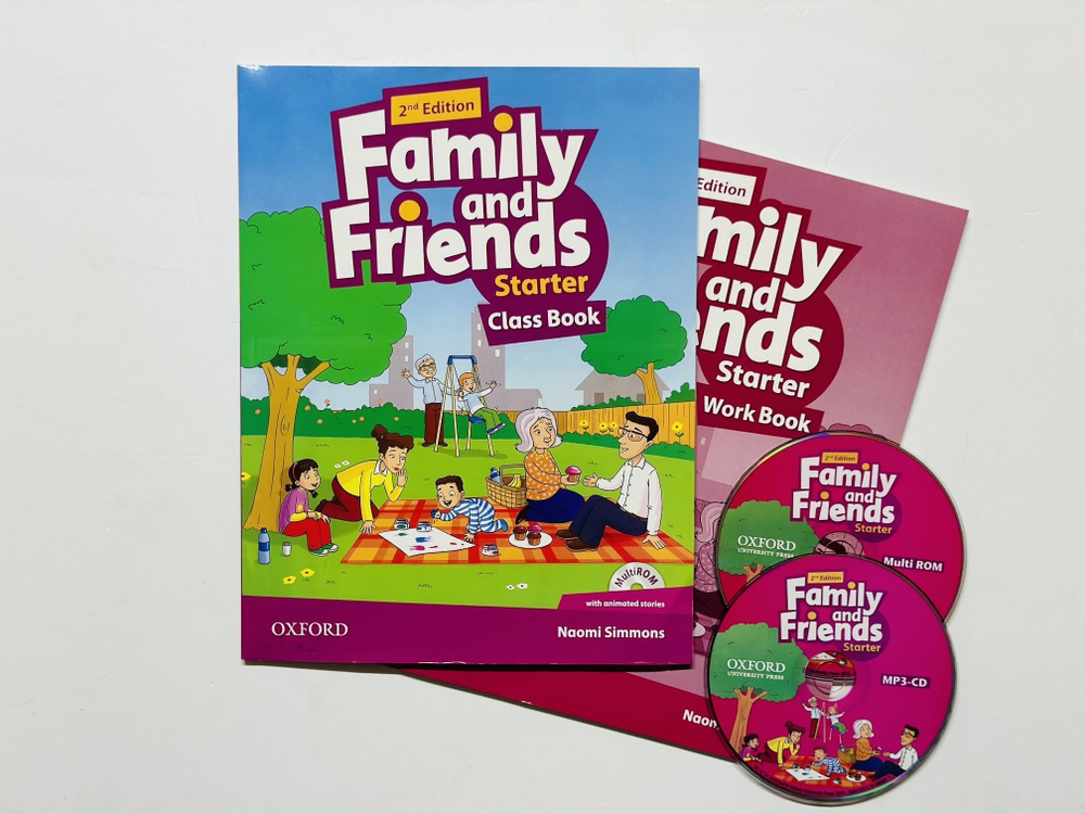 Комплект Family and Friends starter Учебник+Тетрадь+CD - купить с ...