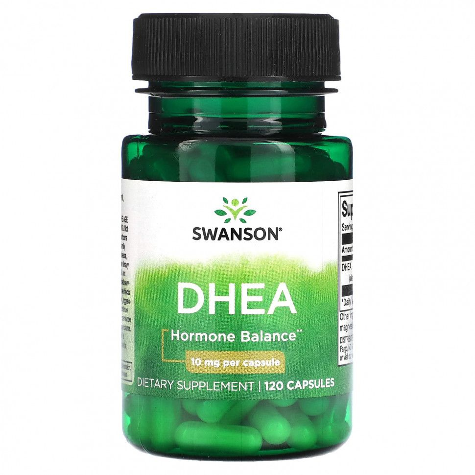 Swanson, ДГЭА, 10 мг, 120 капсул купить на OZON по низкой цене (2007863000)