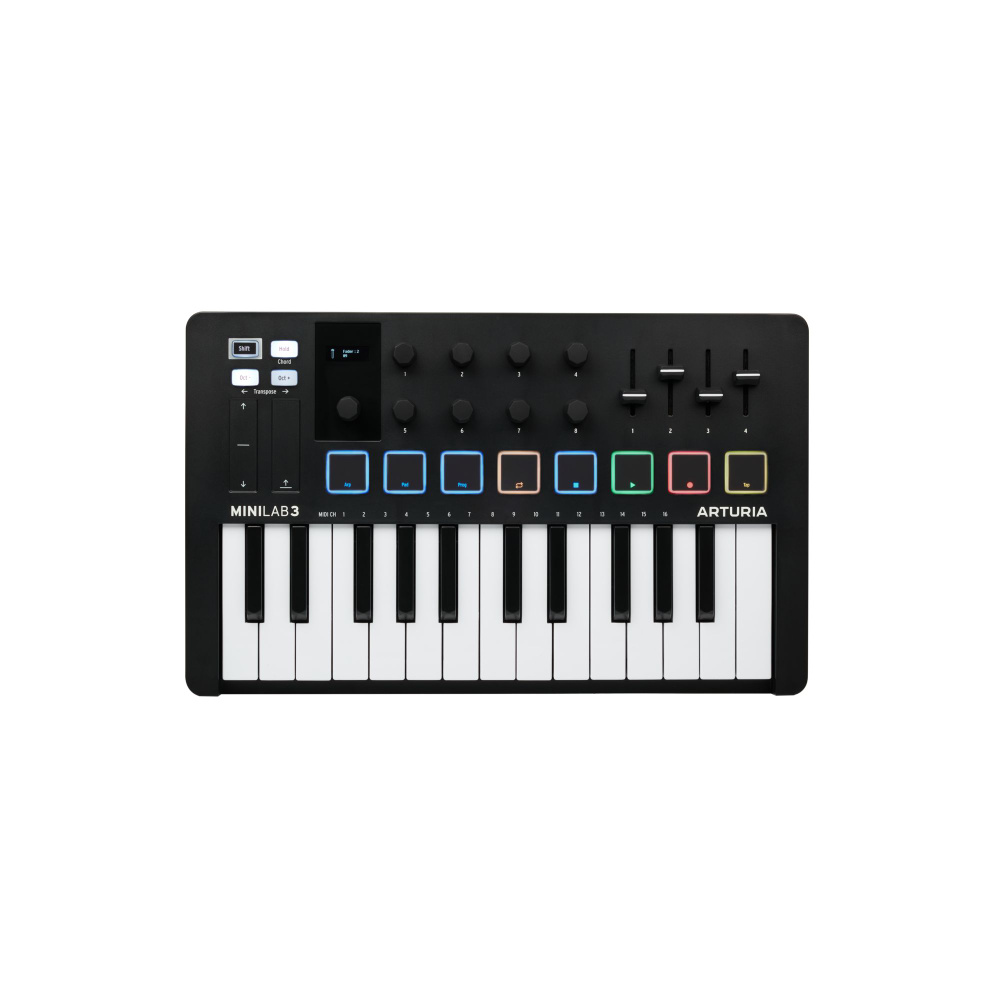 Миди клавиатура Arturia Minilab 3 Black Edition - купить с доставкой по ...