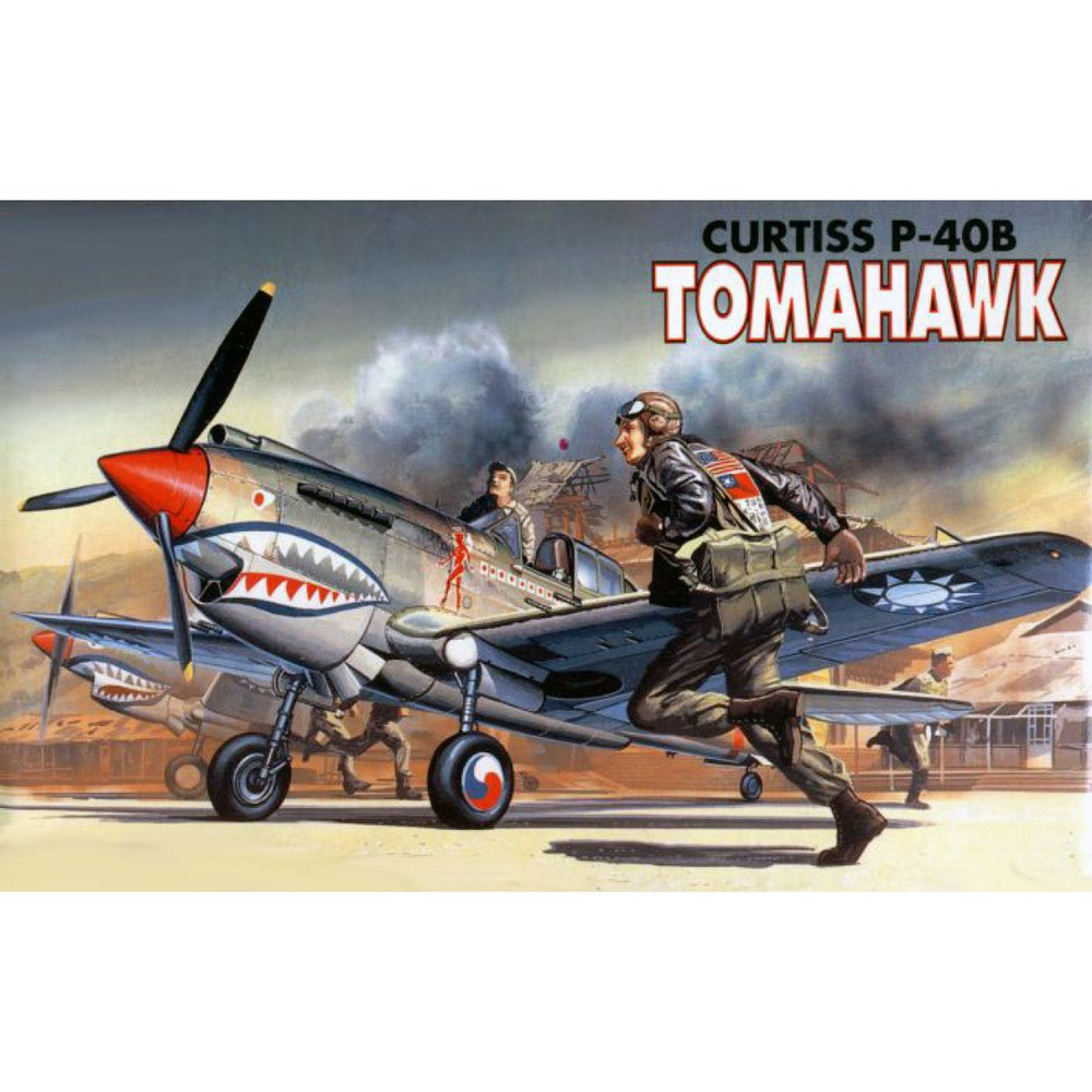 Academy сборная модель 12456 P-40B Tomahawk 1:72 - купить с доставкой ...