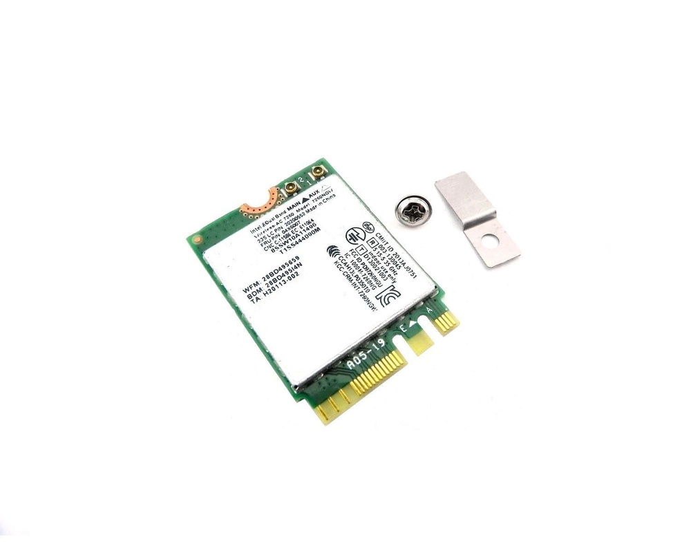 Wi-Fi адаптер Intel внутренний / Dual Band Wireless-AC 7260 для ...