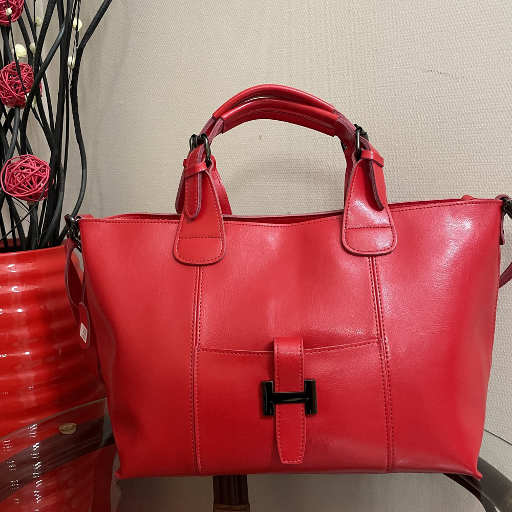 Женская элегантная сумка на плечо из натуральной кожи - купить с ...