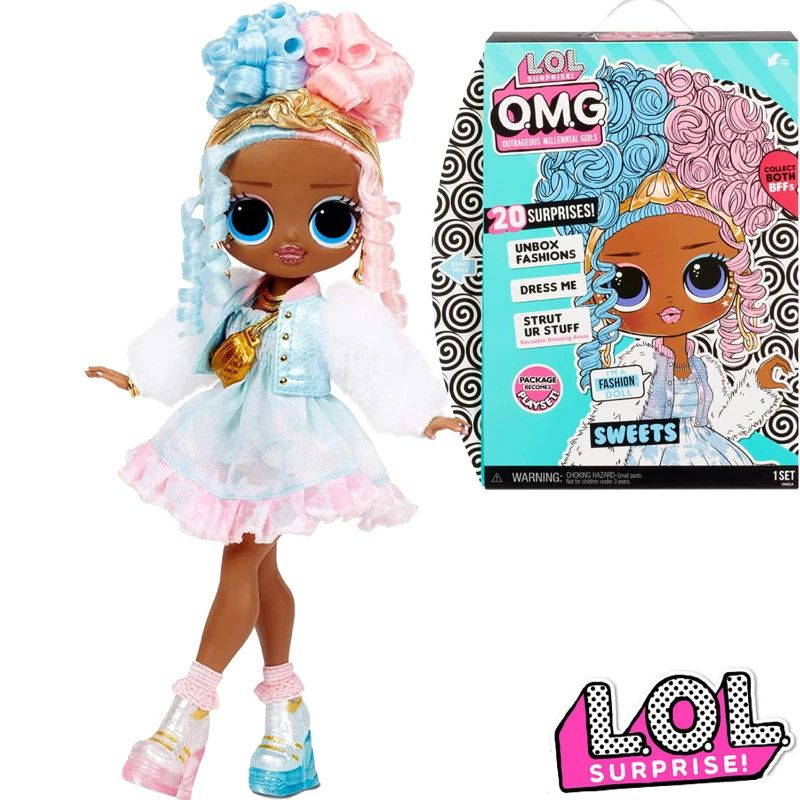 Кукла LOL Surprise! OMG Sweets Fashion Doll 4 Series с 20 сюрпризами ...
