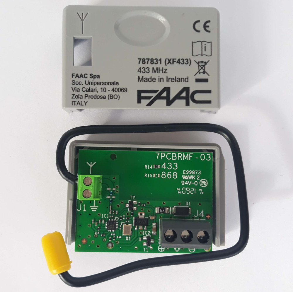 Радиоприемник встраиваемый двухканальный FAAC XF 433 (787831) - купить ...