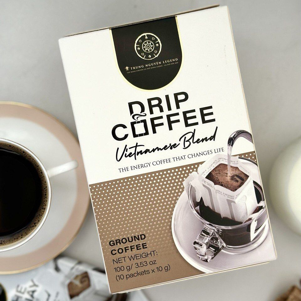 Вьетнамский молотый кофе в дрип-пакетах Trung Nguyen (Vietnam blend ...
