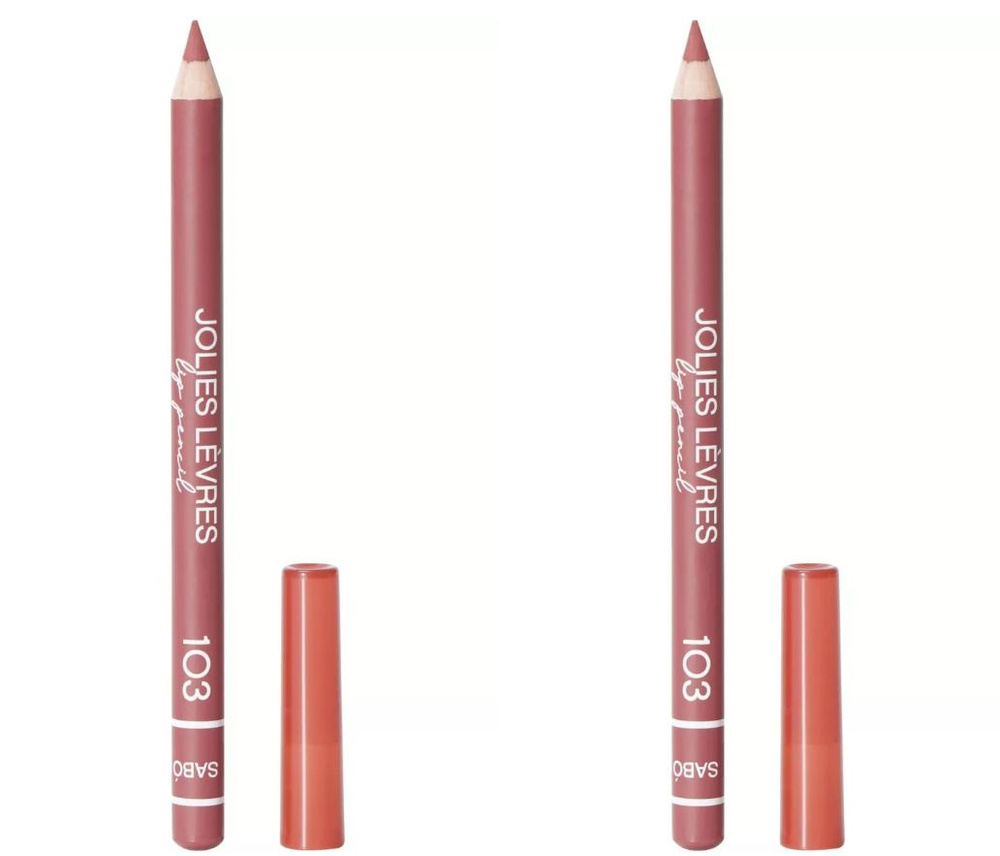 Vivienne Sabo Карандаш для губ Jolies Levres, тон 103, 2 шт - купить с ...