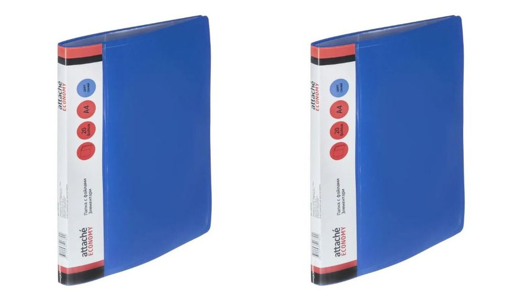 Attache Economy Папка файловая 20 файлов, Элемент, А4, 500мкм - 2 шт купить на OZON по низкой ...