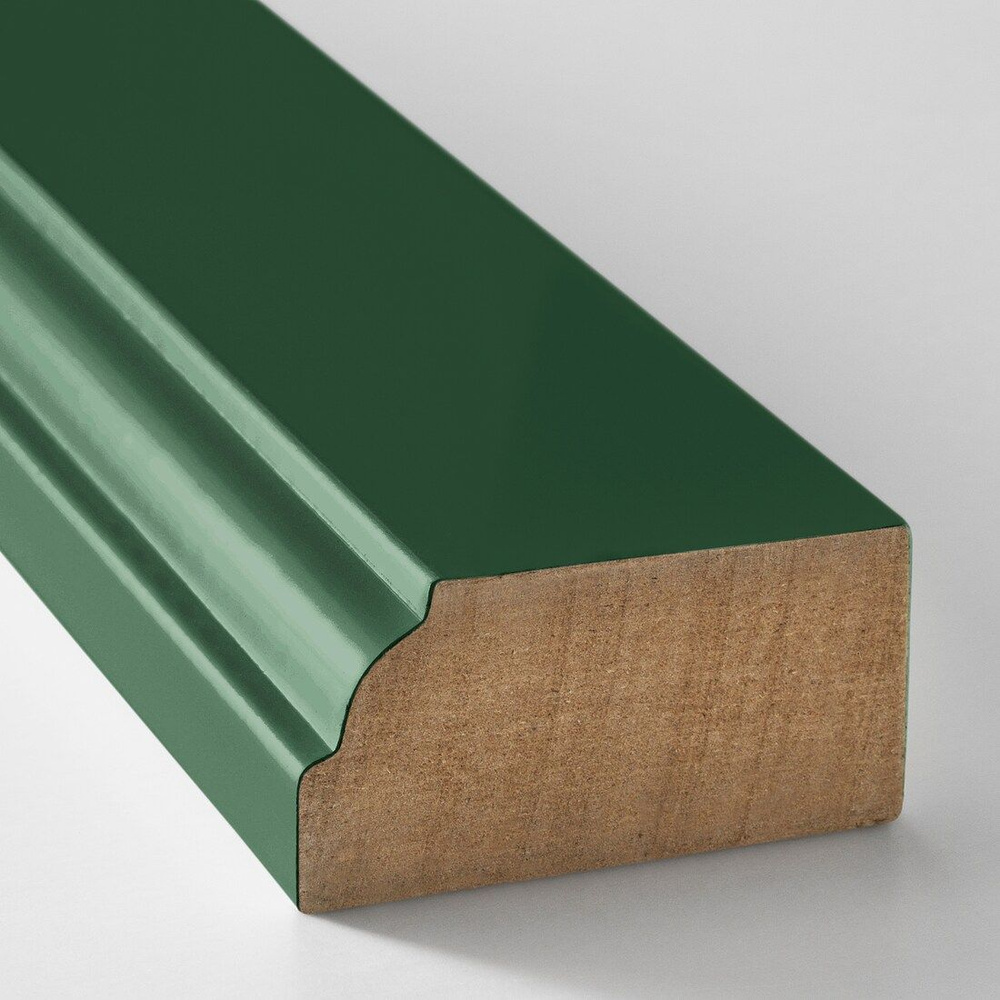 Карниз декоративный профилированный IKEA BODBYN БУДБИН 221x6 темно ...