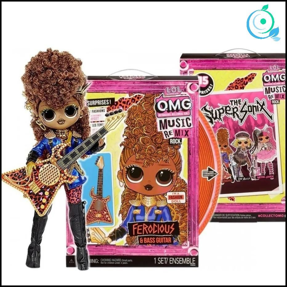 Кукла LOL Surprise! OMG Remix Rock - Ferocious and Bass Guitar кукла ...