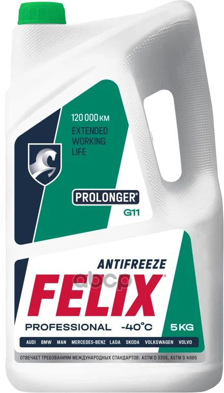 FELIX Антифриз до -45°С, 5 л купить на OZON по низкой цене (1354222167)