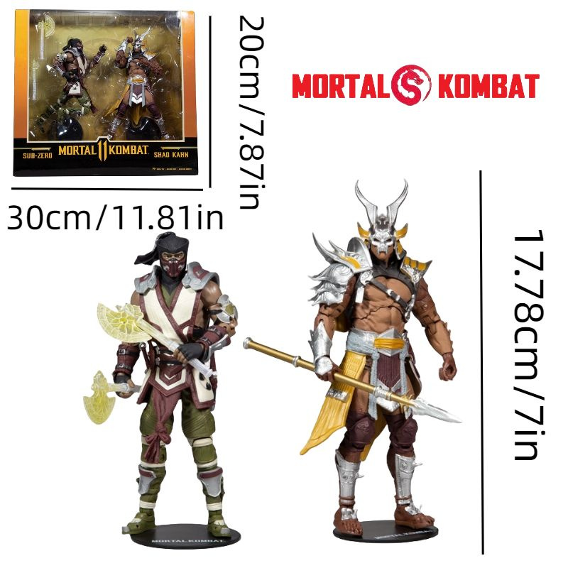 Набор двух героев McFarlane Mortal Kombat Shaokan: полностью подвижные ...