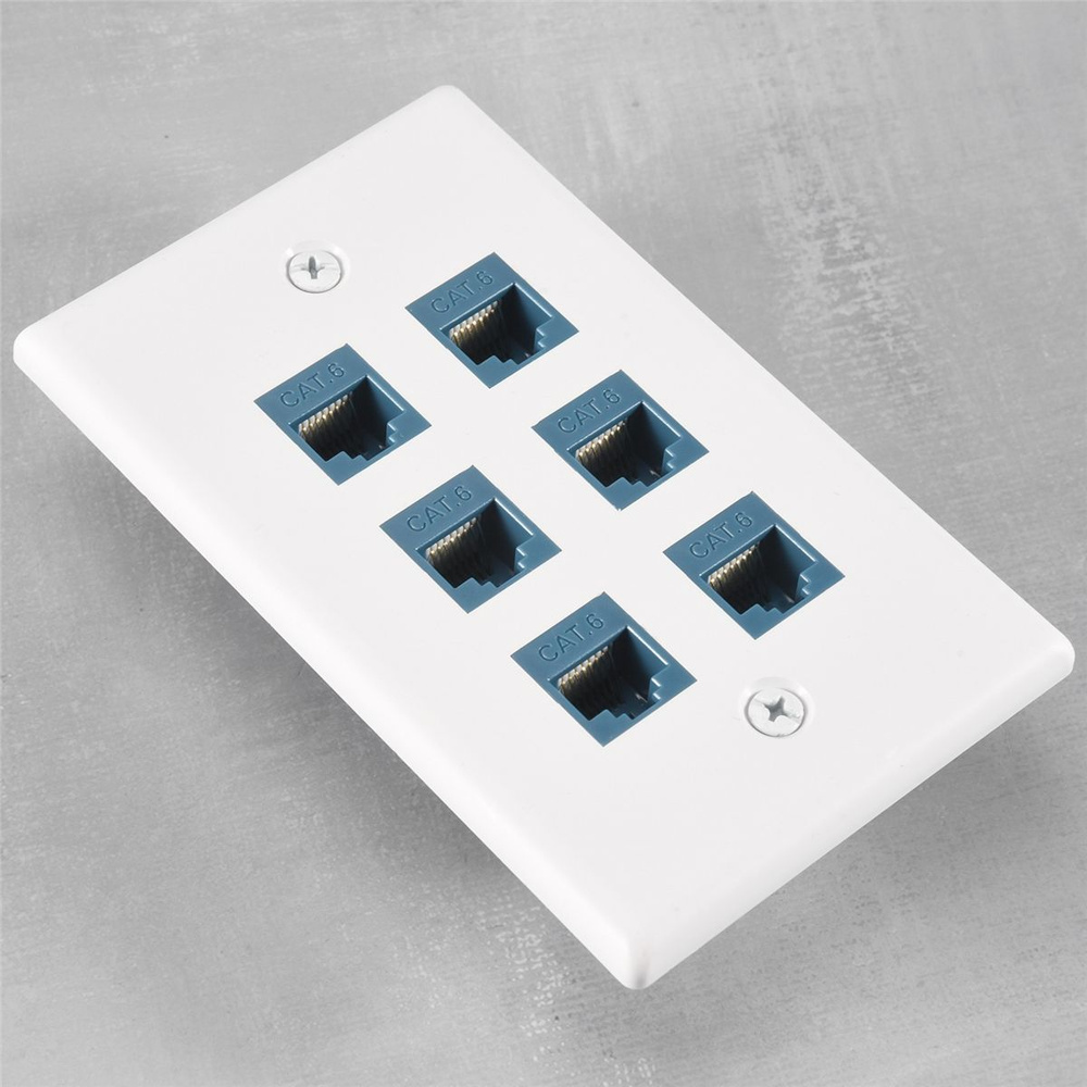 Порт Ethernet для настенной панели Cat 6 гнездо Ethernet купить с