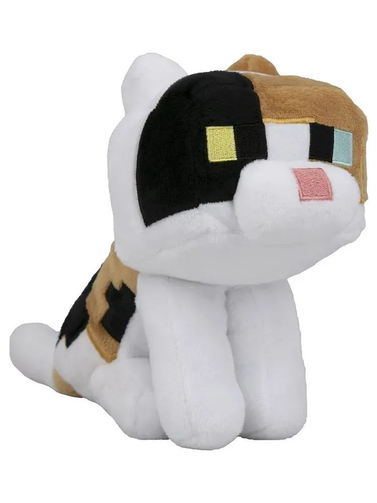 Мягкая игрушка Майнкрафт Ситцевая Кошка Minecraft Calico Cat купить на ...