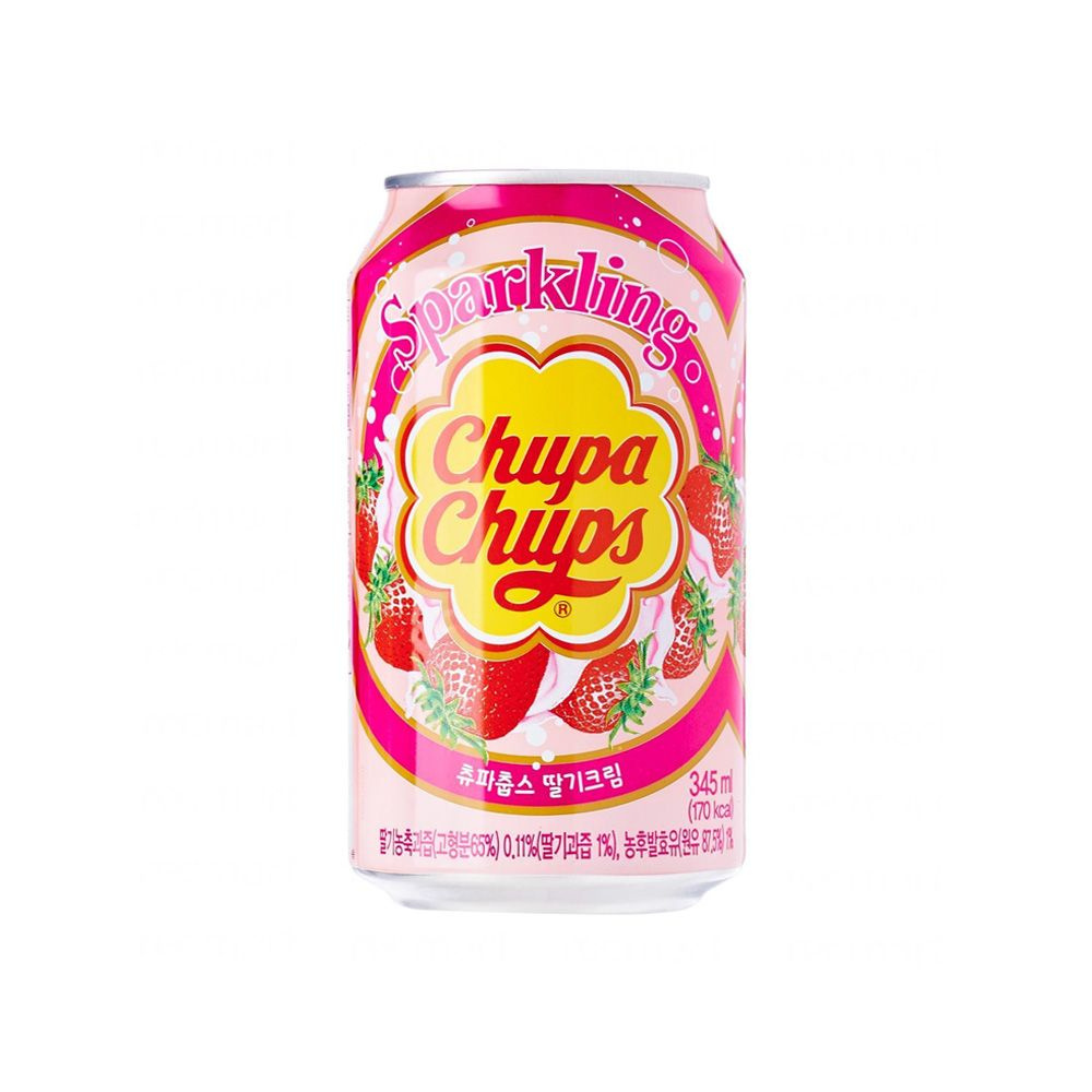 Напиток газированный из Кореи Chupa Chups Raspberry (МАЛИНА), 1 шт х ...