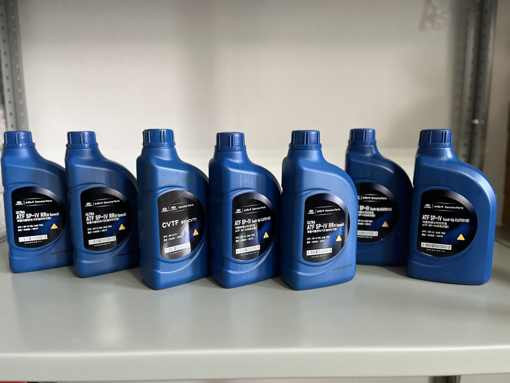 Масло трансмиссионное в АКПП Kia Rio 3 Hyundai Solaris ATF SP-IV 1л ...