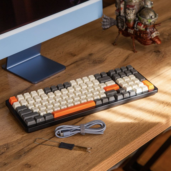 Silent Titan Gaming Клавиатура беспроводная Механическая клавиатура STG-100, (Jixian Red ...