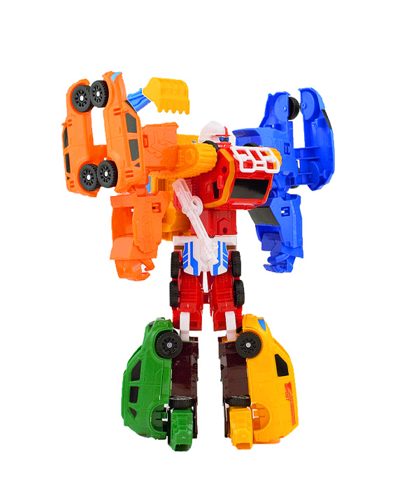 Тобот/Детский Робот-трансформер/Robot Magma 6 mini, Athlon 6 в 1 ...