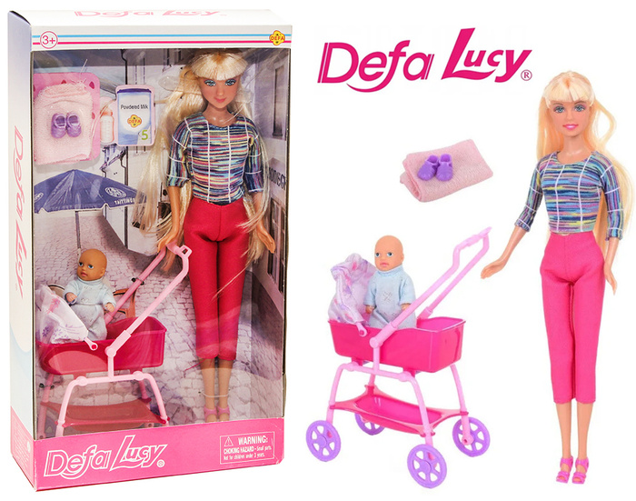 Кукла Defa Lucy (Дефа Люси) с коляской и пупсом Д8358-1 - купить с ...