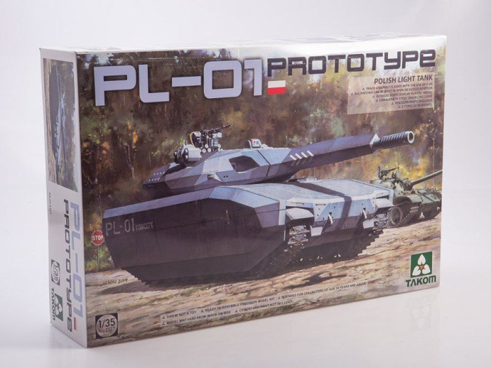 Сборная модель Polish PL-01 Prototype light tank - купить с доставкой ...