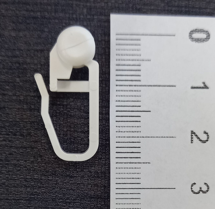 Крючки для штор пластиковые роликовые с замком, 50 шт купить по низкой ...