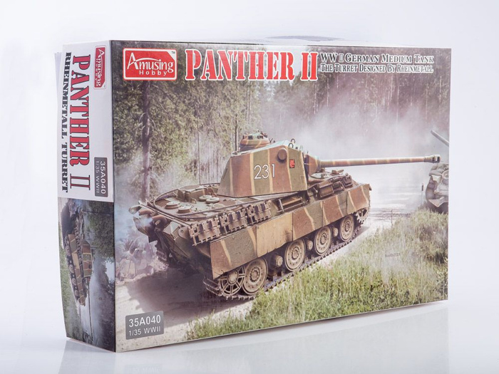 Сборная модель танка Amusing Hobby Немецкий тяжелый танк Panther II ...