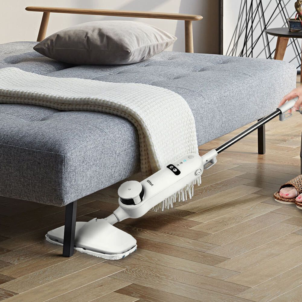 Паровая швабра Kitfort КТ-1015, белый, 1300 Вт купить по низкой цене с доставкой в интернет ...