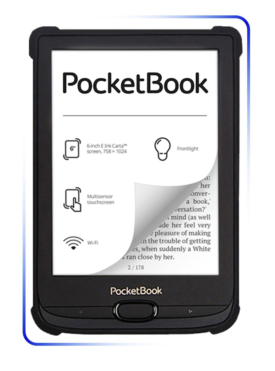 Чехол-обложка для электронной книги PocketBook 606, 616, 617, 627, 628 ...