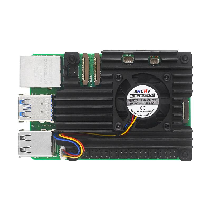 Raspberry Pi 5 поколения Raspberry Pi 5 Материнская плата Защитный корпус из алюминиевого сплава