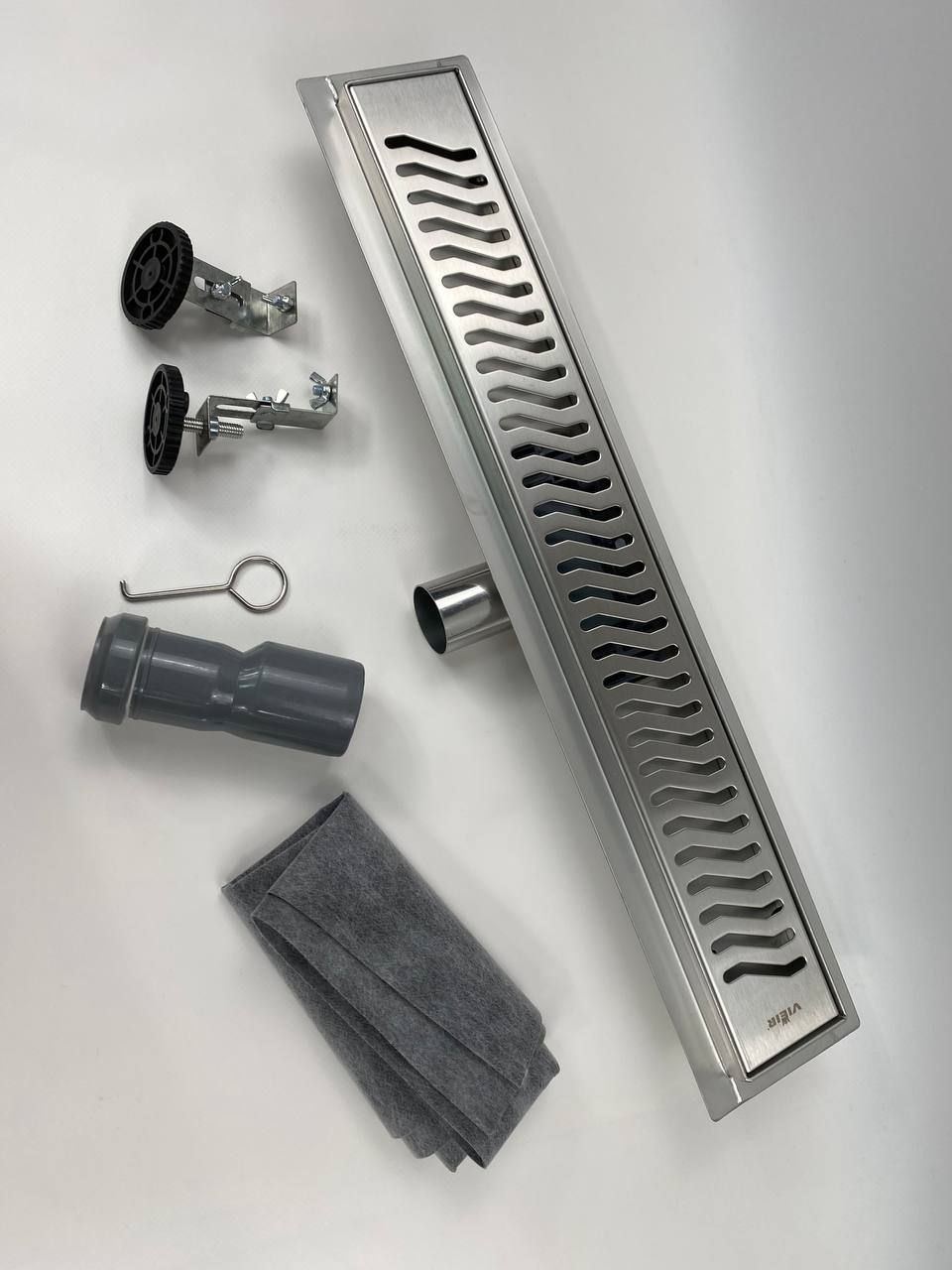 Трап(лоток) для душа, водоотводящий желоб c решеткой 70х550мм, с ...