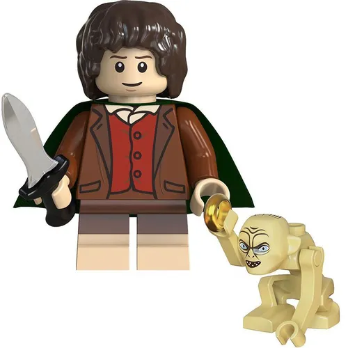 Фигурка Lord of the Rings Фродо и Голлум Совместима с Lego Конструктор ...