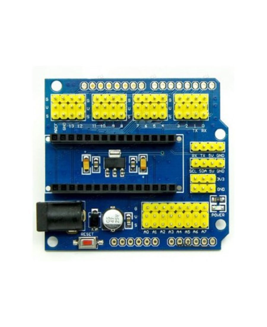 Плата расширения Ардуино Sensor Shield для Arduino Nano купить с