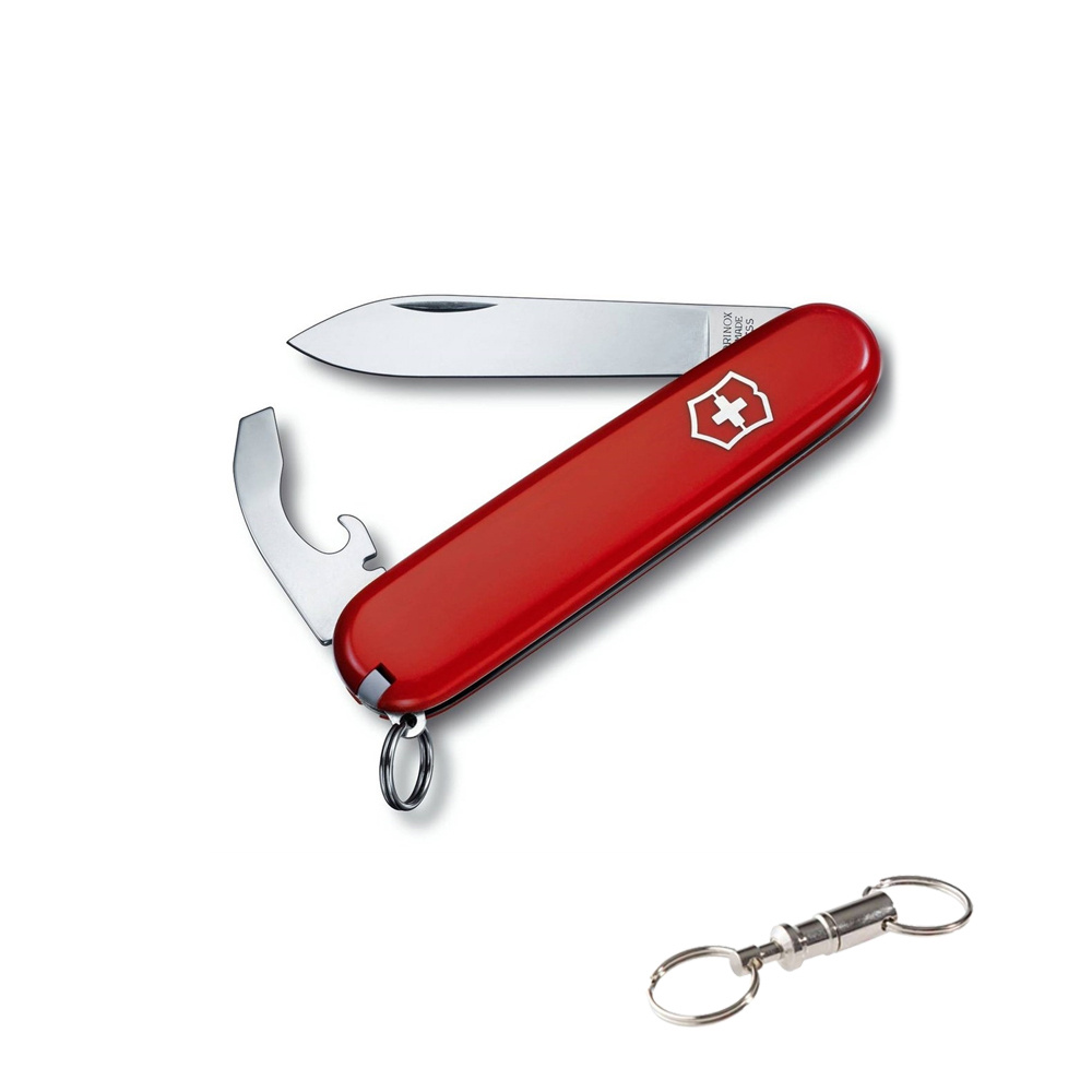 Швейцарский нож Victorinox Classic + карабин для ключей с 2 кольцами ...