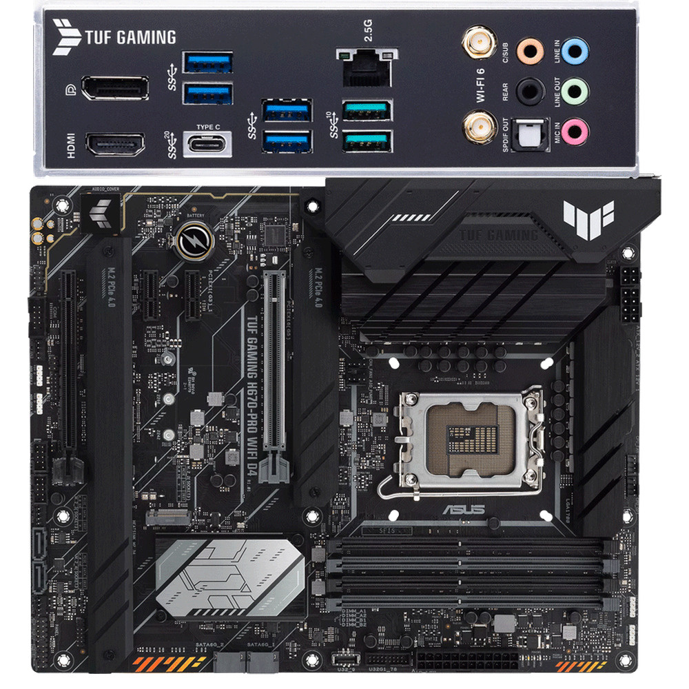 Материнская плата ASUS TUF Gaming H670-Pro WiFi D4 купить по низкой ...