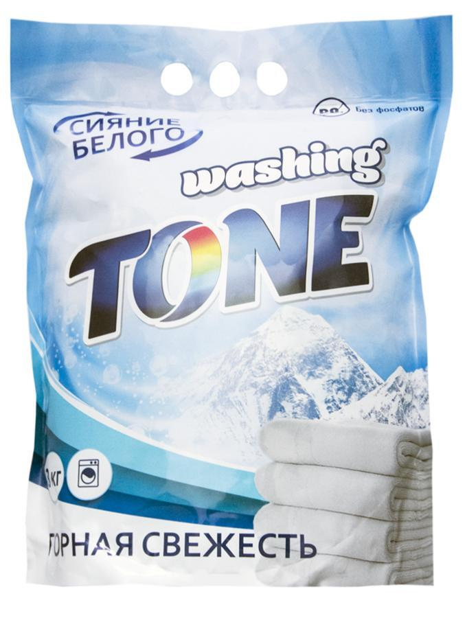 Washing tone Порошок для стирки, "Горная свежесть", Автомат, 3 кг ...