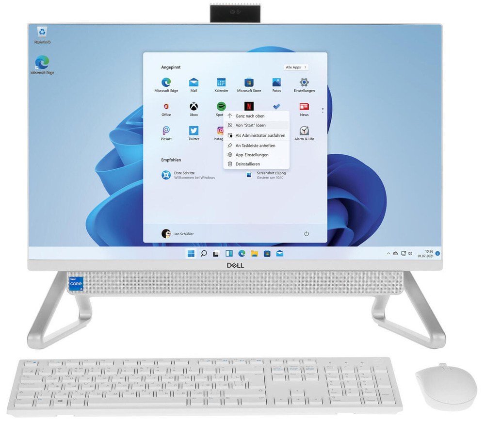 Dell 23,8" Моноблок Inspiron 5400 (Intel Core i5-1135G7, SSD 512 ГБ ...