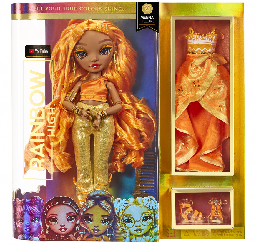 Кукла Rainbow High 4 серия- Neon Meena Fleur купить на OZON по низкой ...