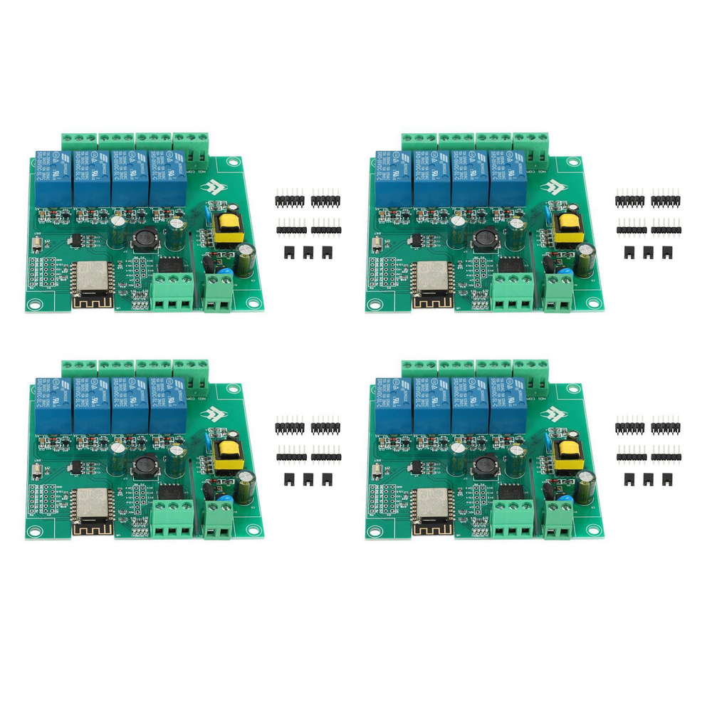 4x Esp8266 Беспроводной 4 канальный релейный модуль Wi Fi макетная