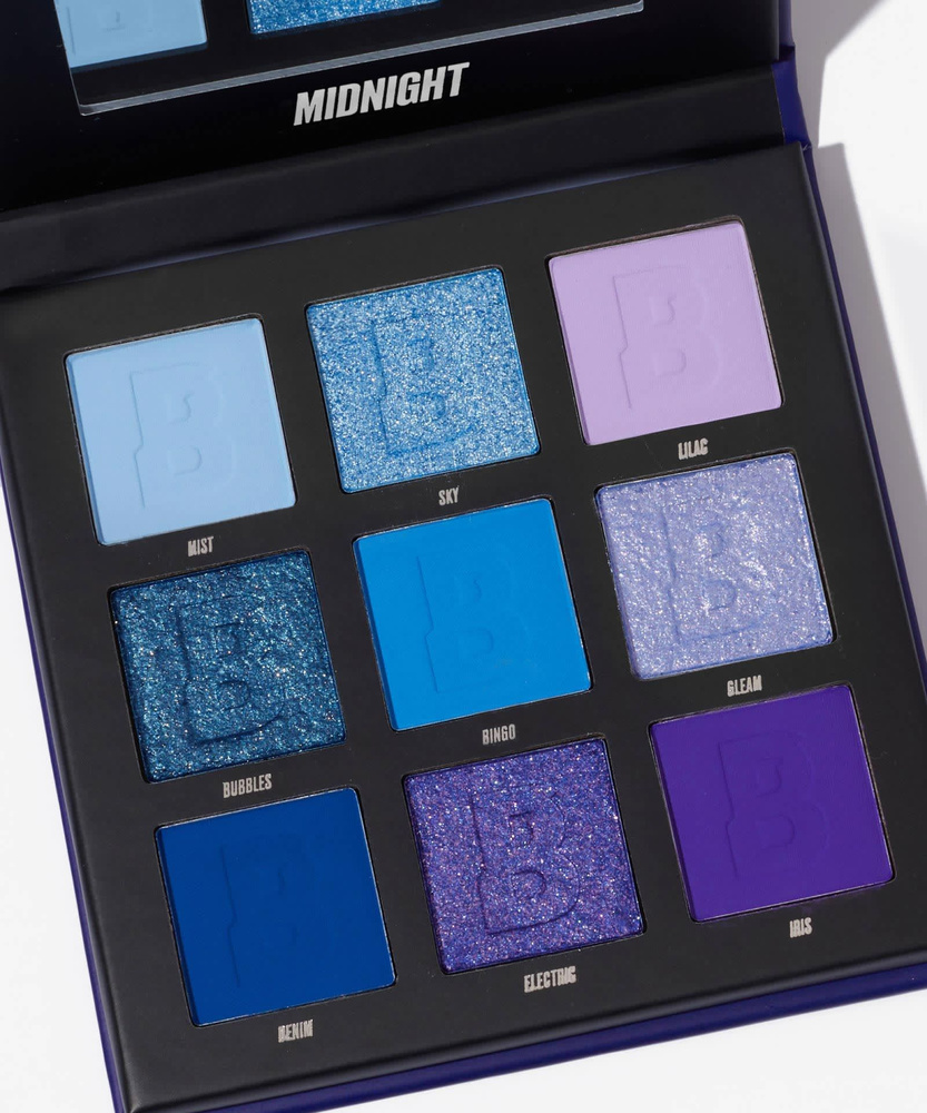 Тени для век Beauty Bay MIDNIGHT 9 colour palette - купить с доставкой ...