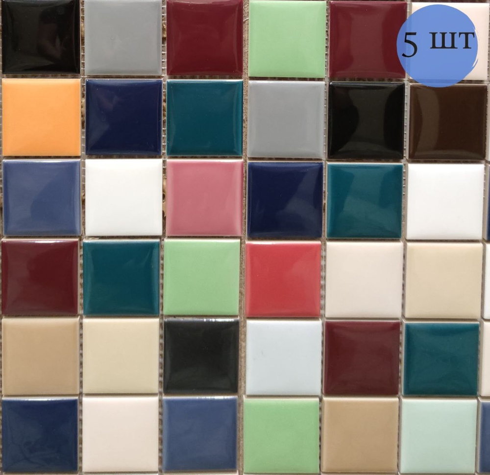 Плитка мозаика керамическая (глянцевая) Equipe ceramica Logos mosaic ...