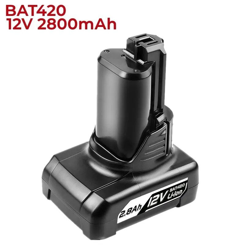Литий - ионный аккумулятор BAT420 2800/4800/6800 мАч 12В для аккумулятора BAT411 BAT412 BAT413 ...