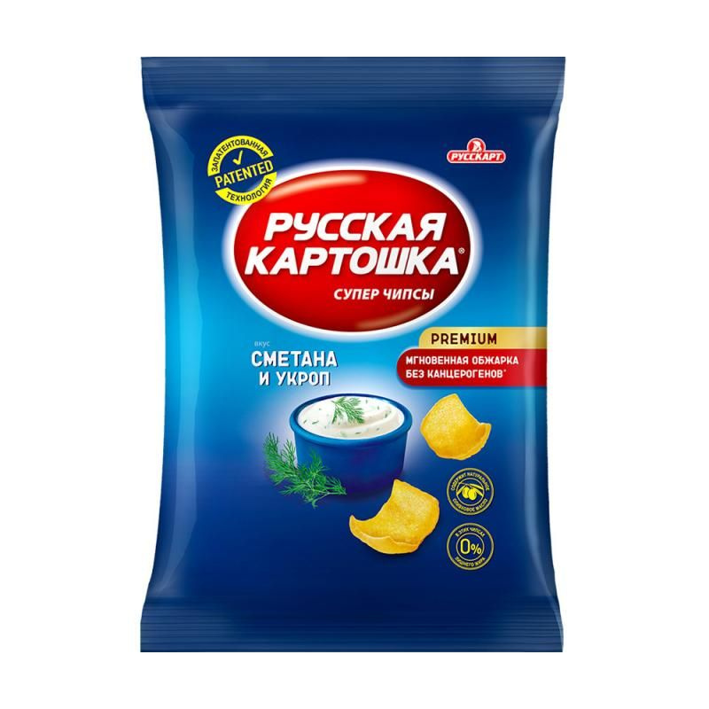 Чипсы "Русская картошка", 120 г - купить с доставкой по выгодным ценам ...